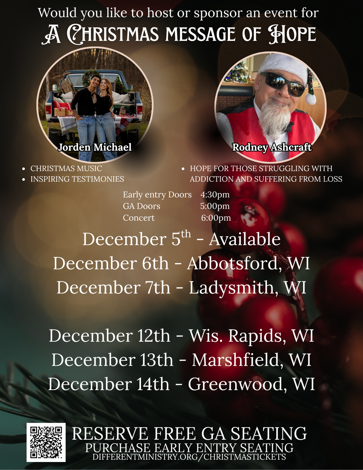 Different Ministry’s “A Christmas Message of Hope” Events - News ...