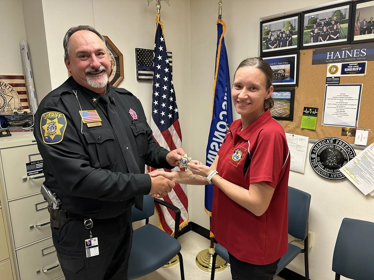 Clark County Sheriff's Department Welcomes New Communications Deputy ...