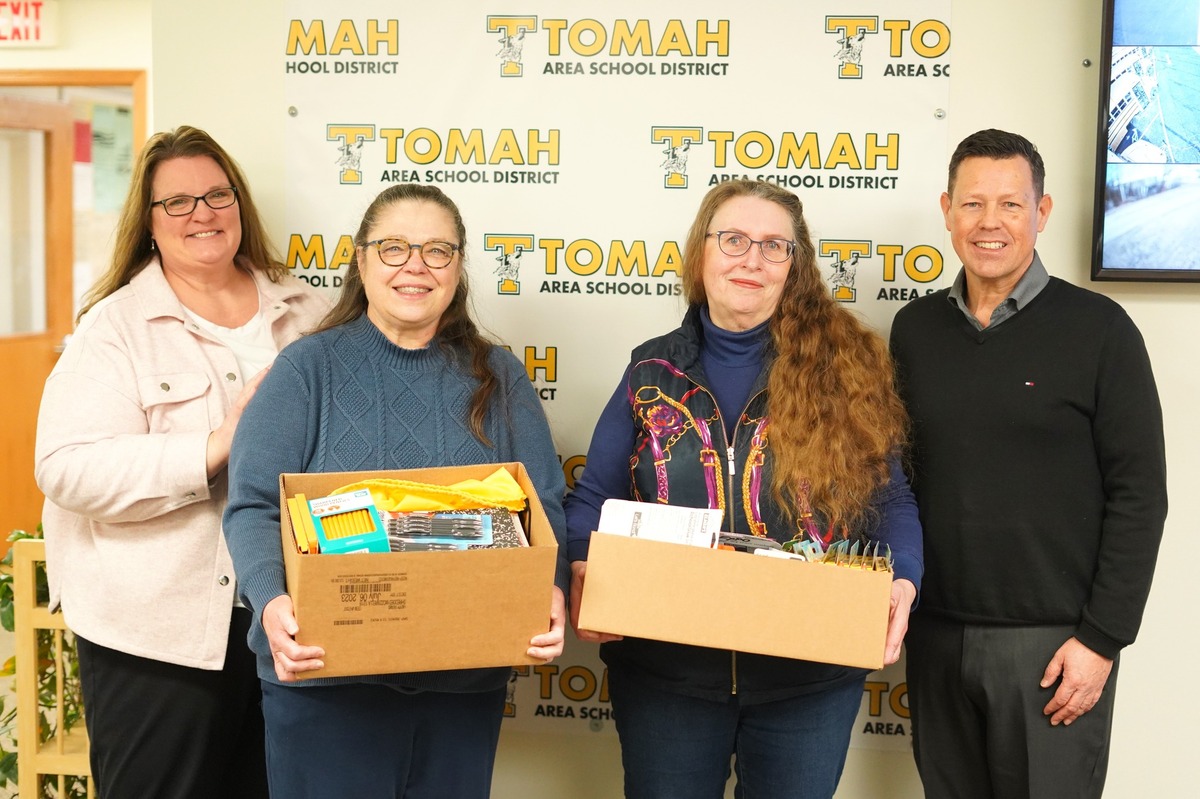 Tomah School District Receives Donation From Monroe County Area Retired ...