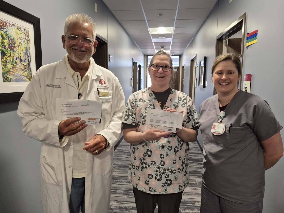 Dr. David Carlson and Medical Assistant Shelley Scherer Receive Shining ...