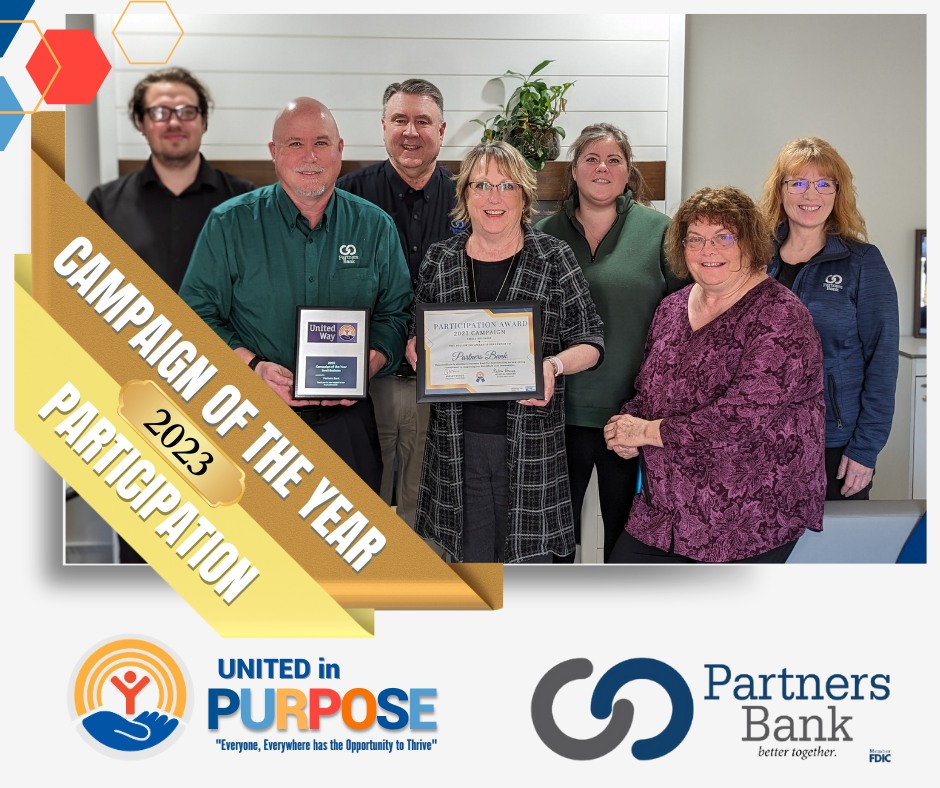 Marshfield Area United Way Names Partners Bank as Medium Campaign of ...