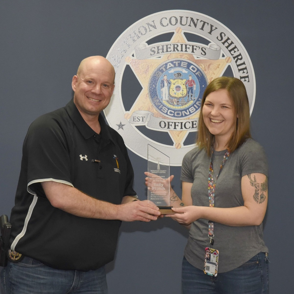 Marathon County Sheriff’s Department Employee Receives Public Safety Telecommunicator of the ...