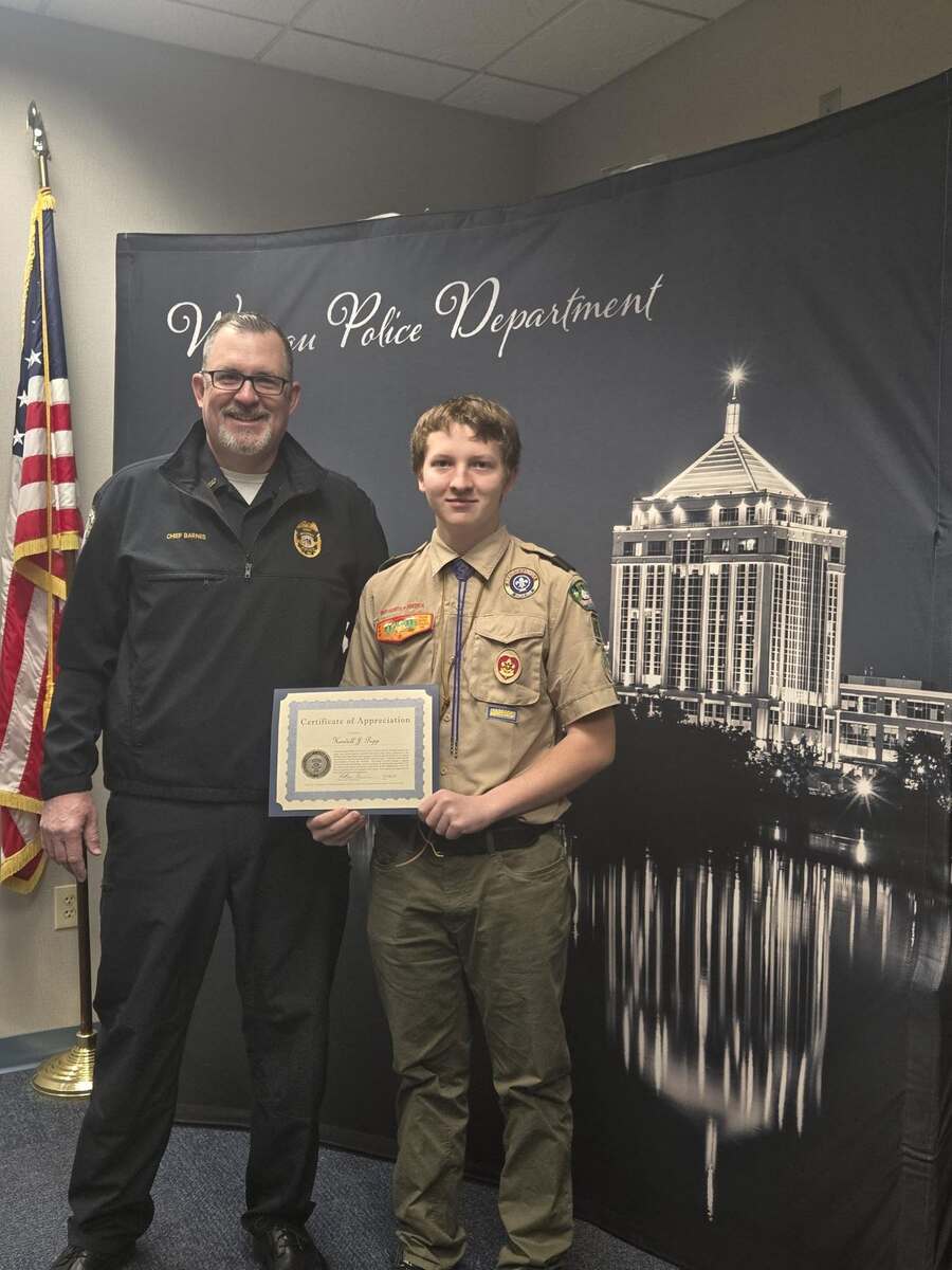 Wausau Police Chief Recognizes Local Boy Scout - News - Central ...